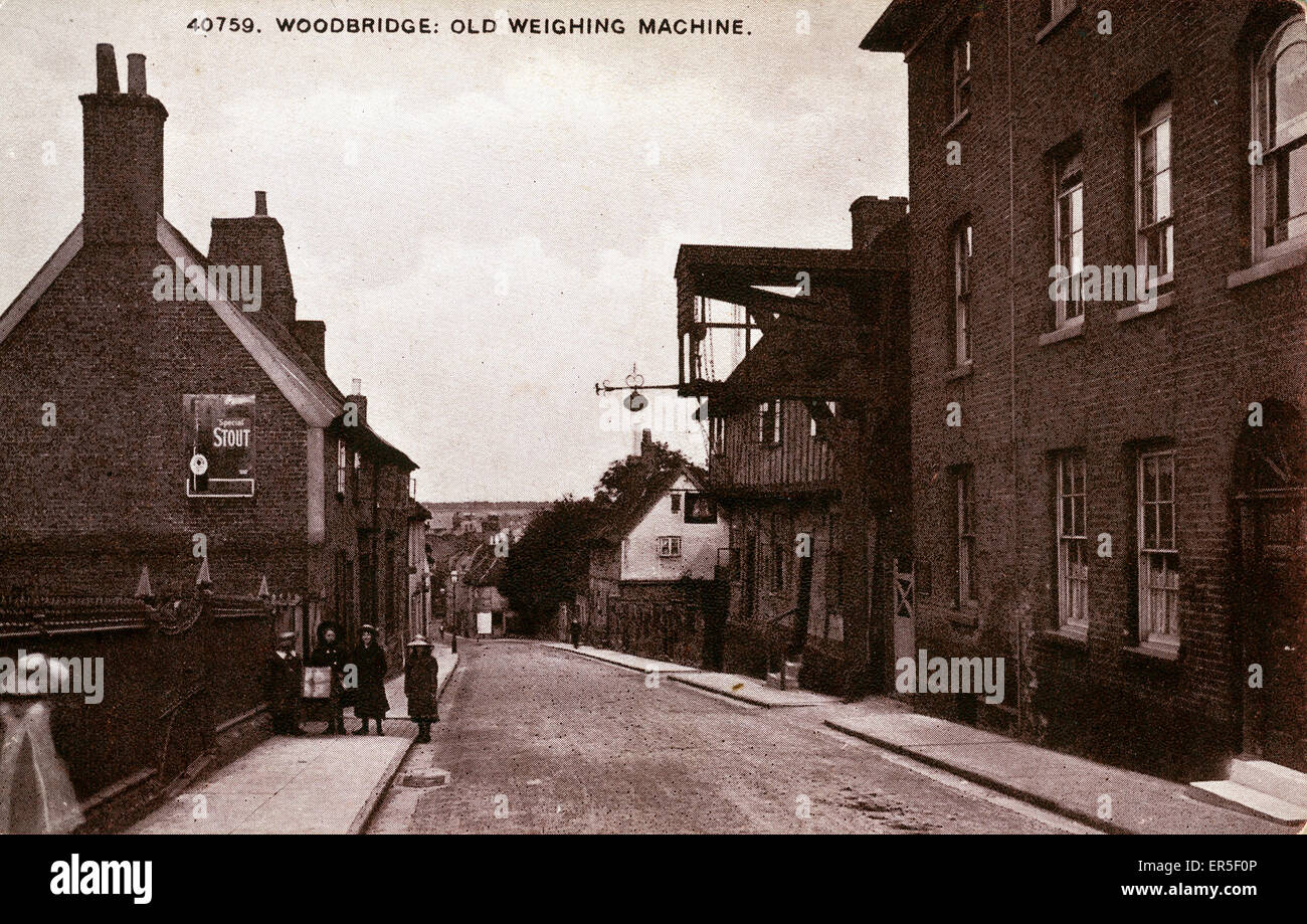 Street Scene, Woodbridge, Suffolk Stock Photo - Alamy