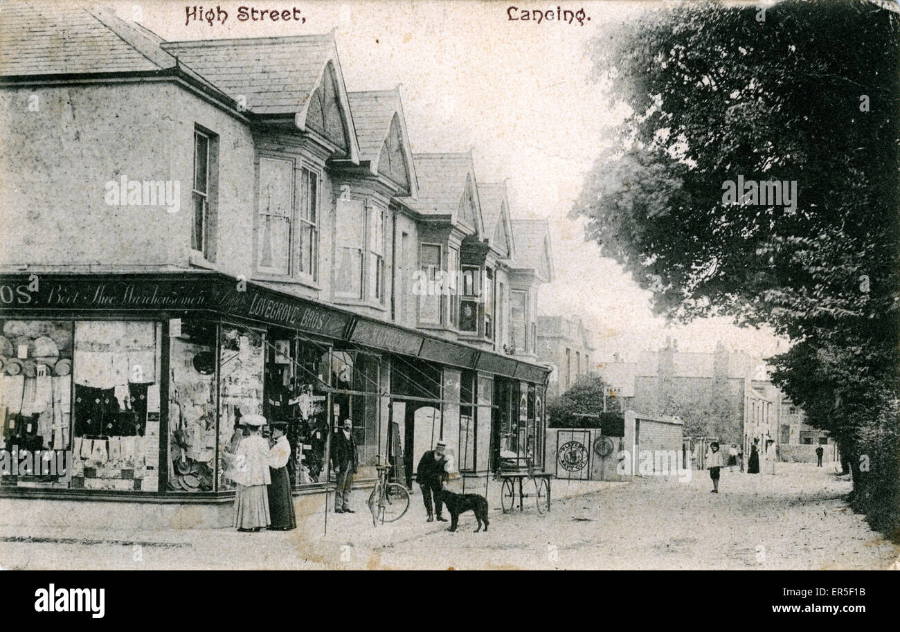 High Street, Lancing, Sussex Stock Photo - Alamy