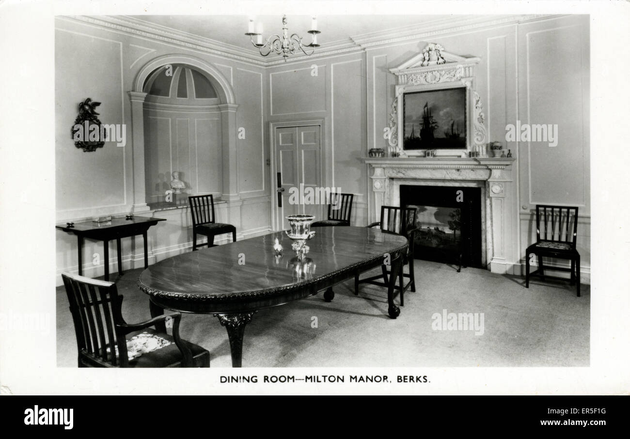 Milton Manor, Milton, Oxfordshire Stock Photo - Alamy