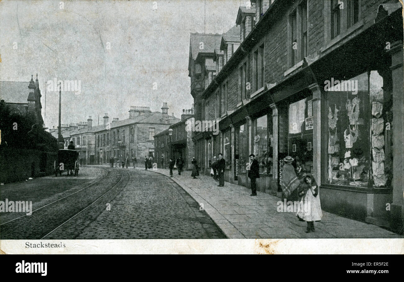 The Village, Stacksteads, Lancashire Stock Photo - Alamy