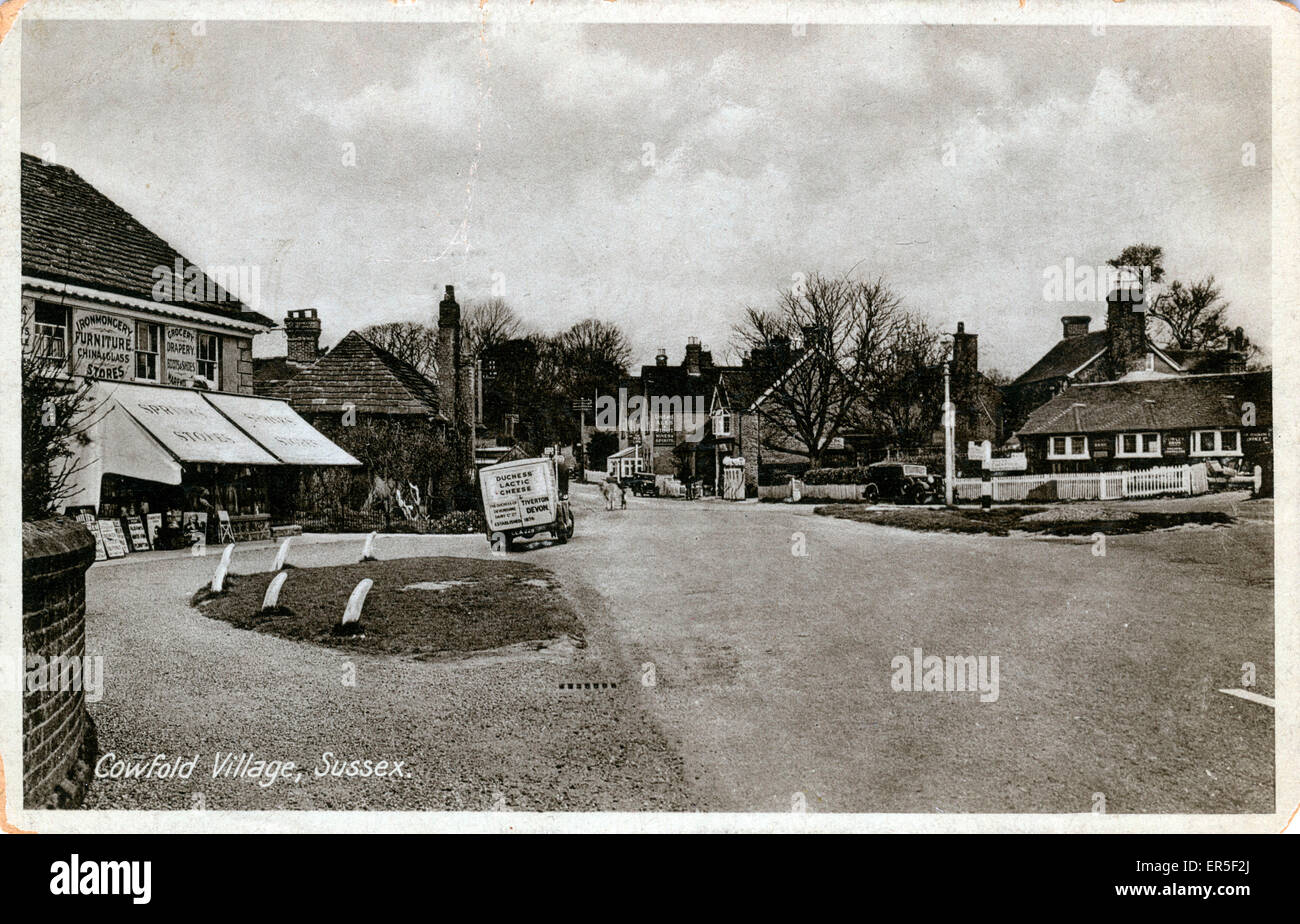 The Village, Cowfold, Sussex Stock Photo - Alamy