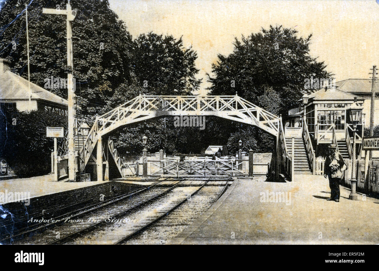 The Railway Station, Andover, Hampshire Stock Photo - Alamy
