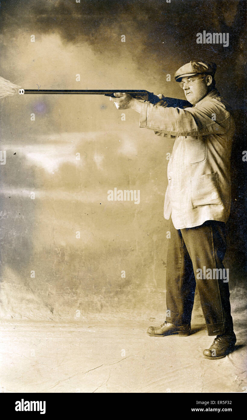 Man With Rifle In 1849