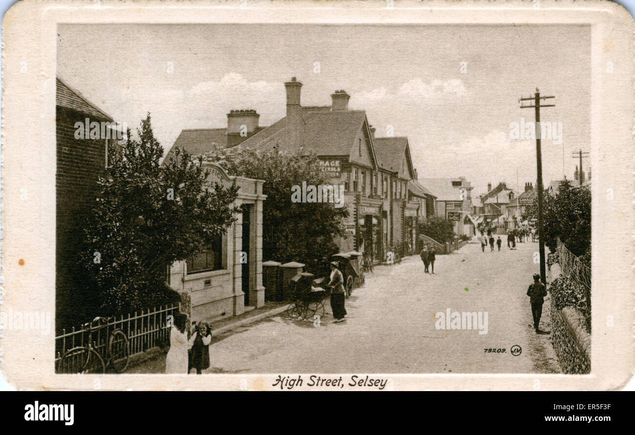 High Street, Selsey, Sussex Stock Photo - Alamy