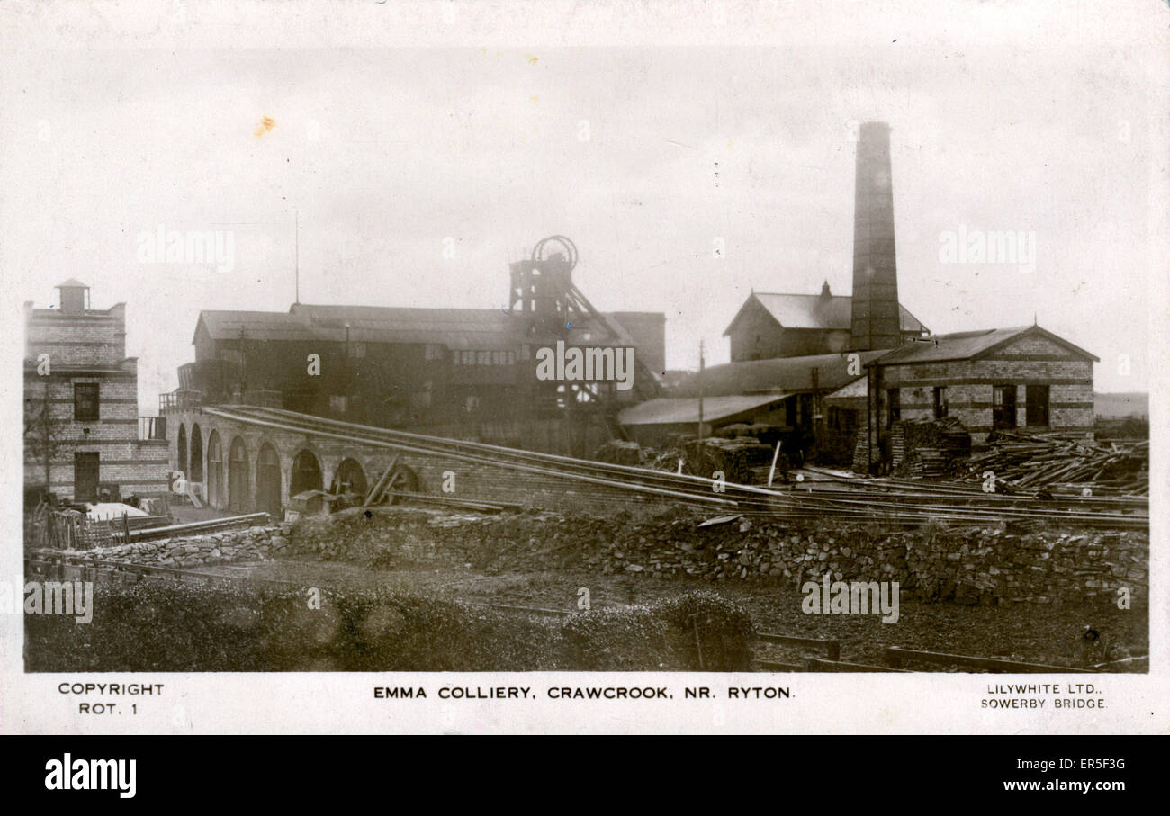 Emma Colliery, Crawcrook, County Durham Stock Photo - Alamy