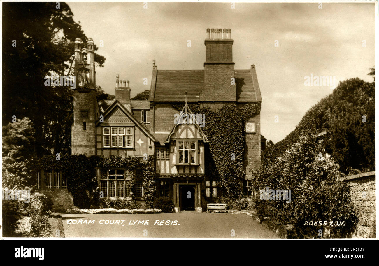 Coram Court, Lyme Regis, Dorset Stock Photo - Alamy