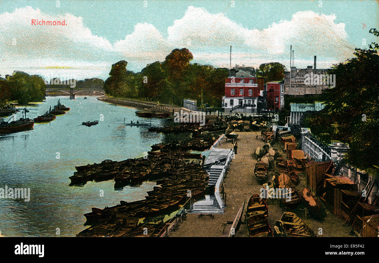 Riverside, Richmond upon Thames, Surrey Stock Photo - Alamy