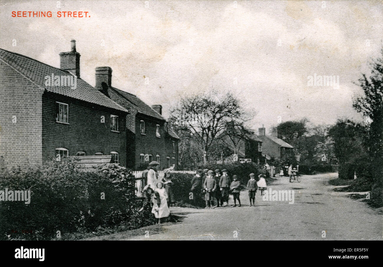 Seething Street, Seething, Norfolk Stock Photo - Alamy