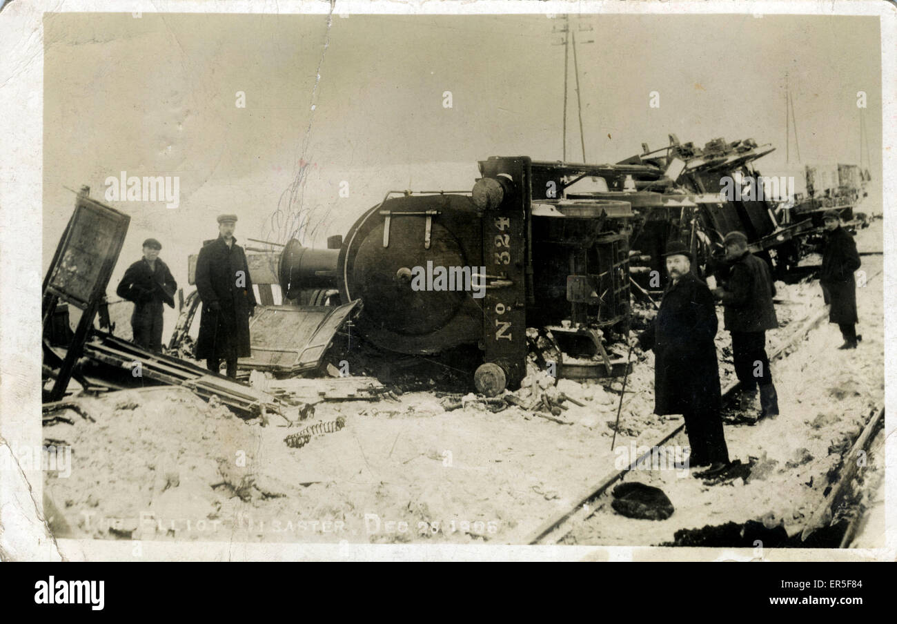 Railway Disaster, Elliot, Angus Stock Photo - Alamy