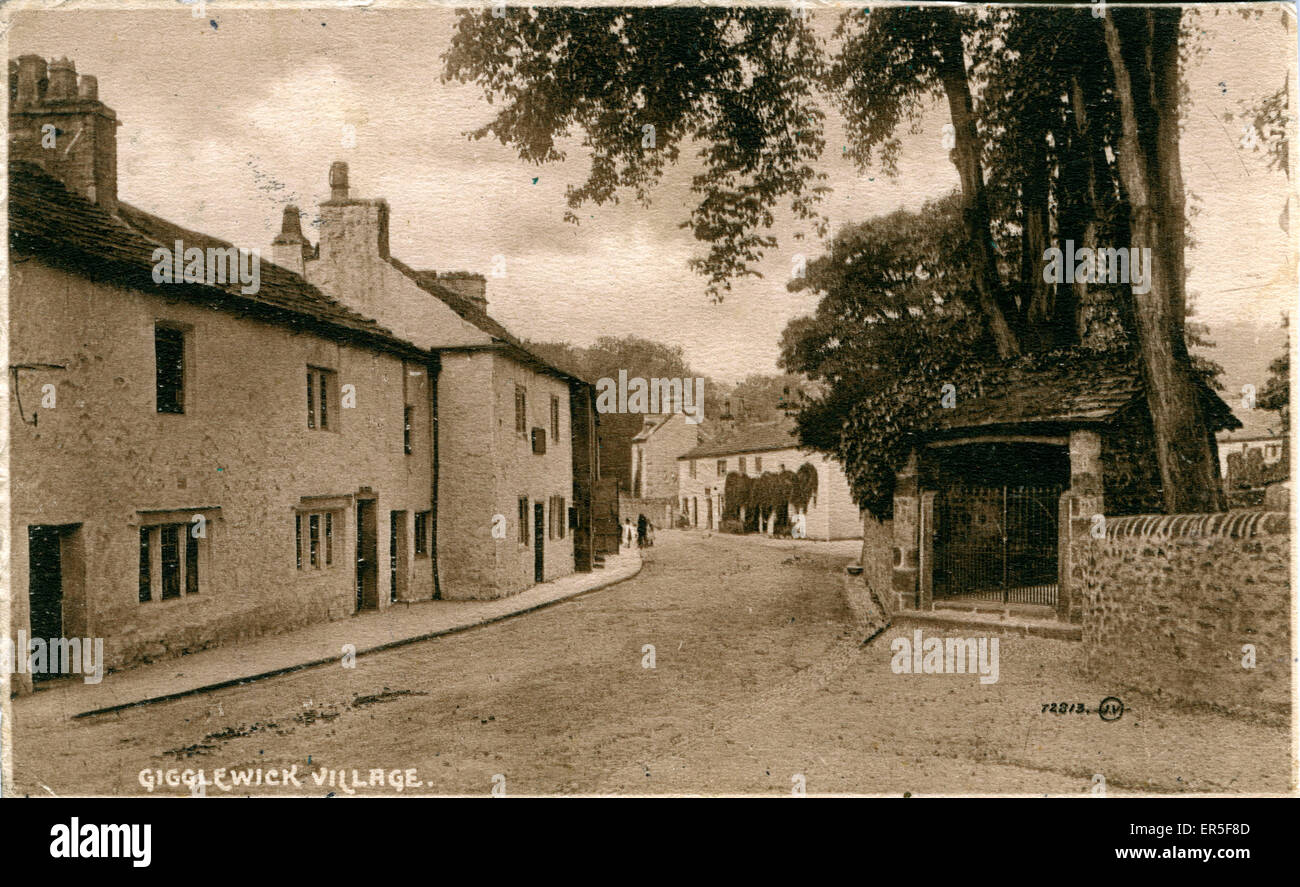 The Village, Giggleswick, Yorkshire Stock Photo - Alamy