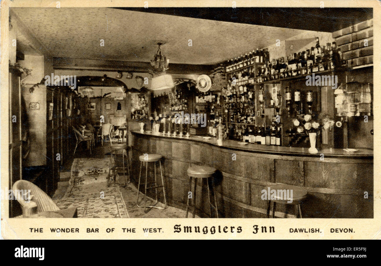 The Smugglers Inn, Dawlish, Devon Stock Photo - Alamy