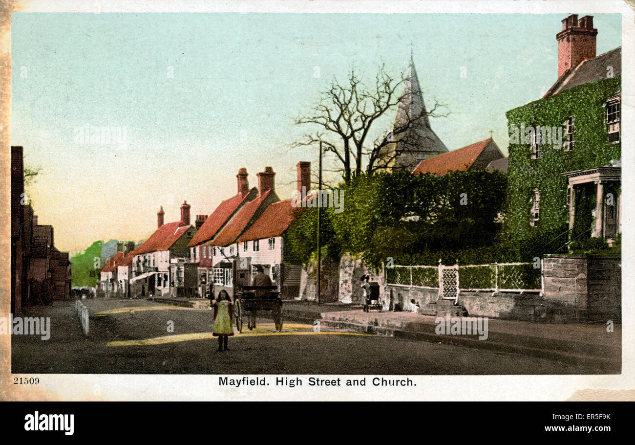 High Street, Mayfield, Sussex Stock Photo - Alamy