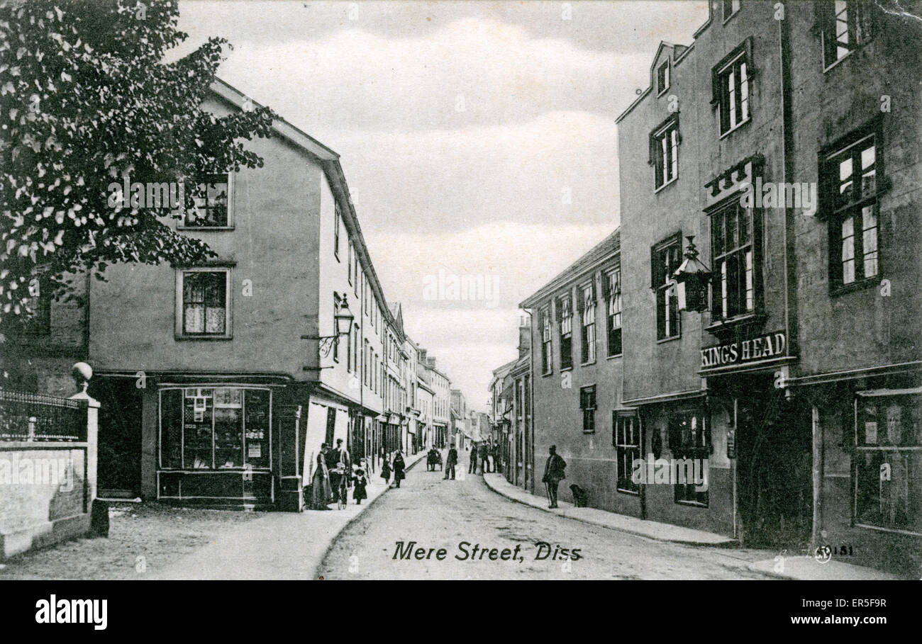 Mere Street, Diss, Norfolk Stock Photo - Alamy