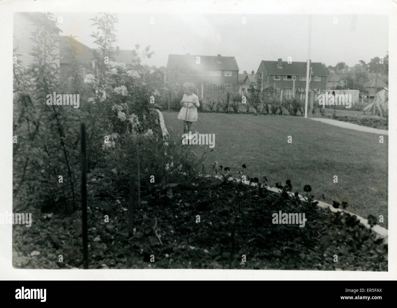 1950s garden hi-res stock photography and images - Alamy