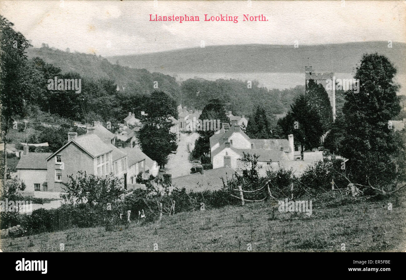 The Village, Llanstephan, Carmarthenshire Stock Photo - Alamy