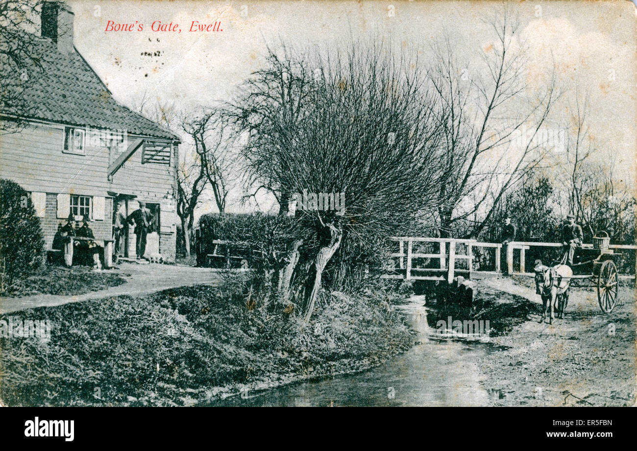 Bone's Gate, Ewell, Surrey Stock Photo - Alamy