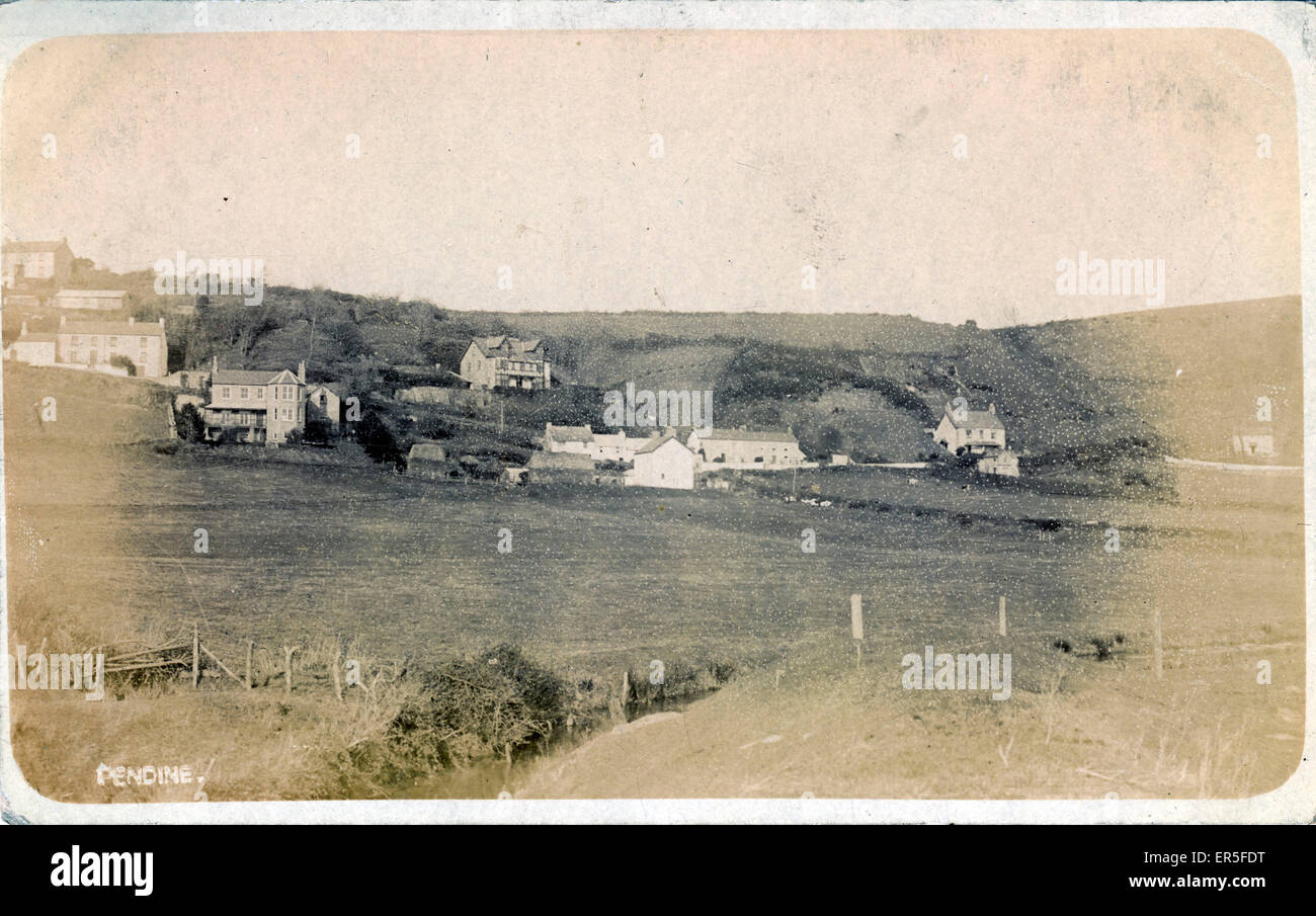The Village, Pendine, Carmarthenshire Stock Photo - Alamy