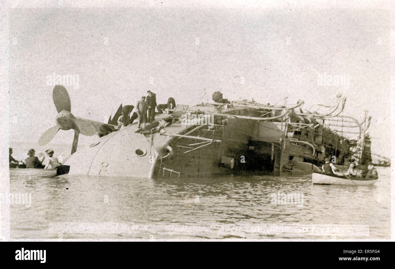 Shipwreck - HMS Gladiator, Yarmouth, Isle of Wight Stock Photo - Alamy
