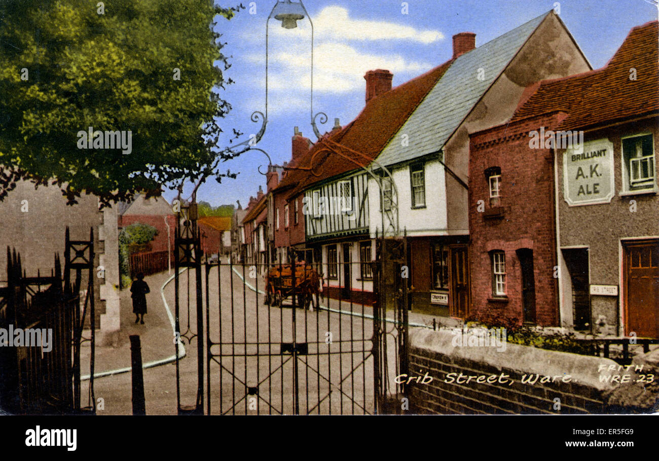 Crib Street, Ware, Hertfordshire Stock Photo - Alamy