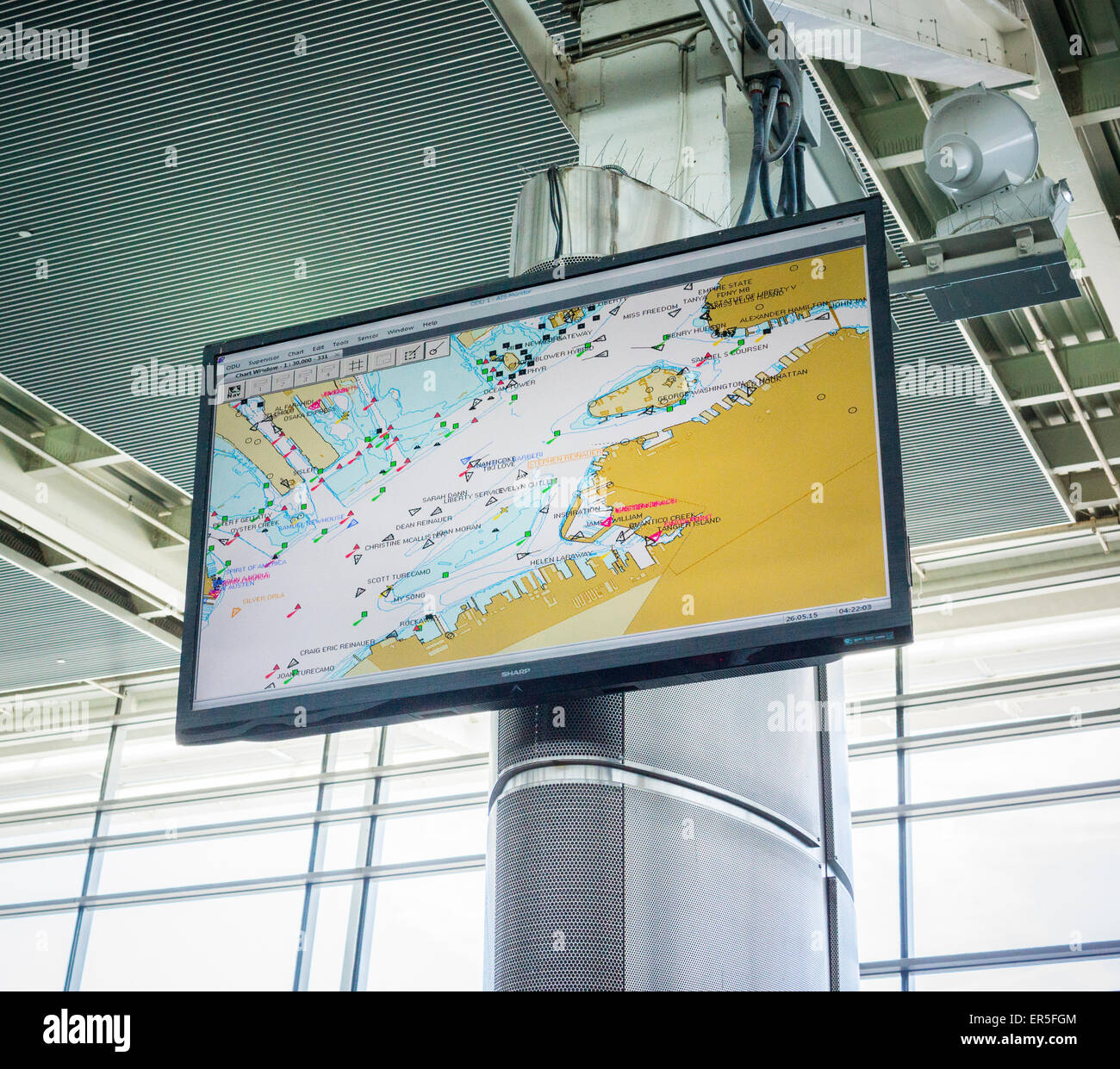 Automatic identification system map hi-res stock photography and images ...