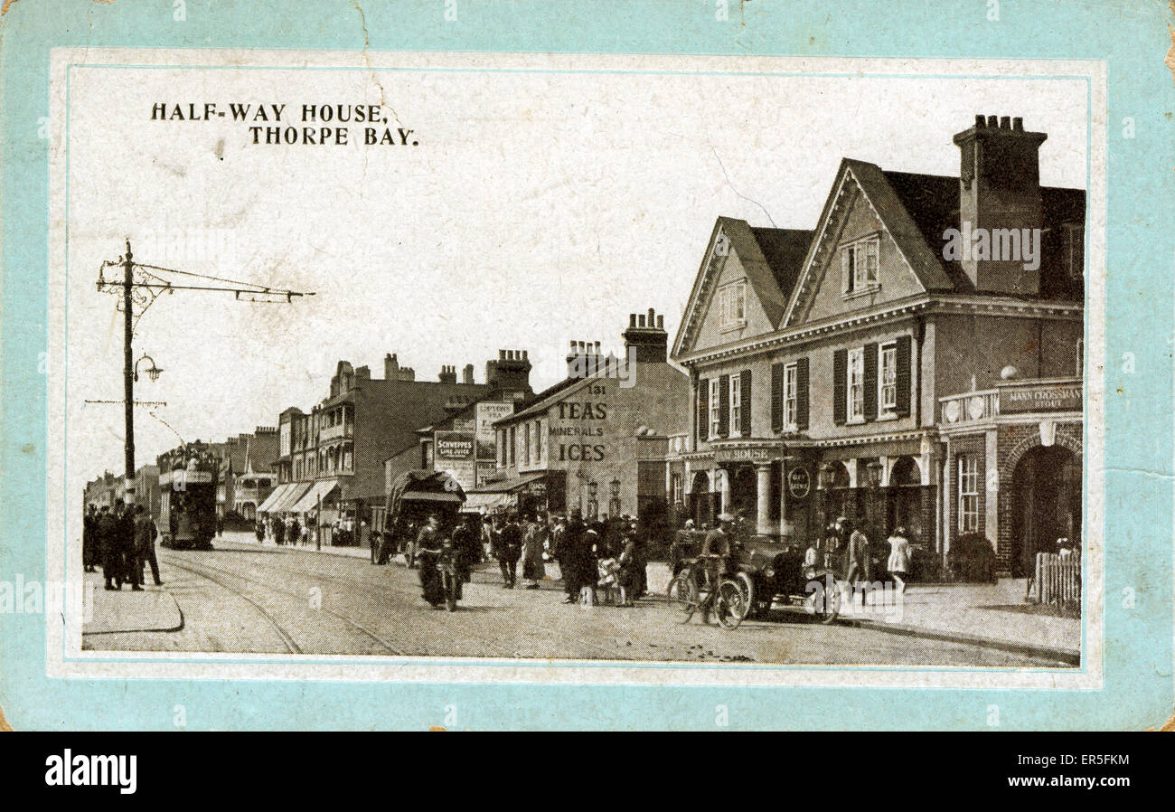Street Scene, Thorpe Bay, Essex Stock Photo - Alamy