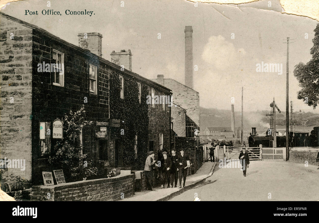 Main Street, Cononley, Yorkshire Stock Photo - Alamy