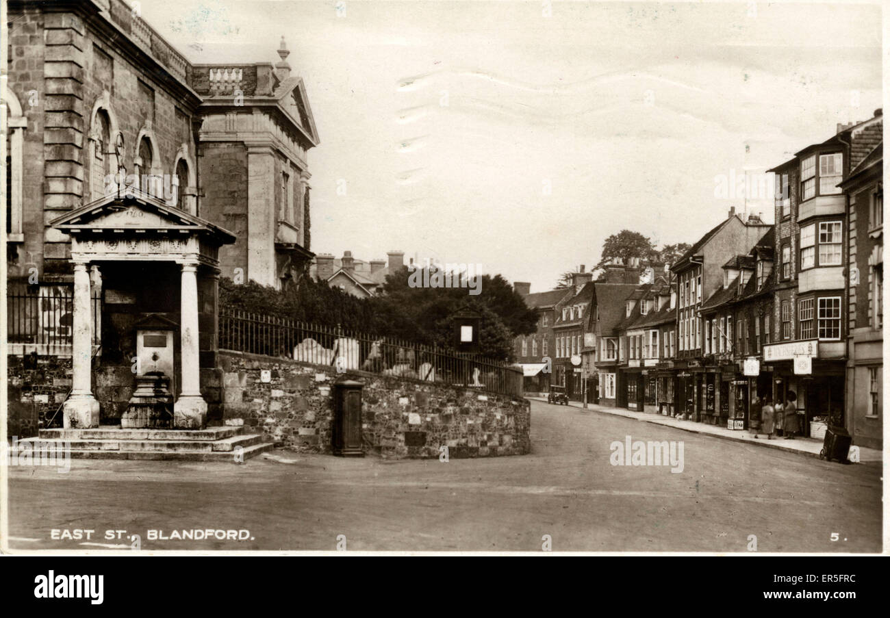 East Street - Market Place, Blandford Forum, Dorset Stock Photo - Alamy