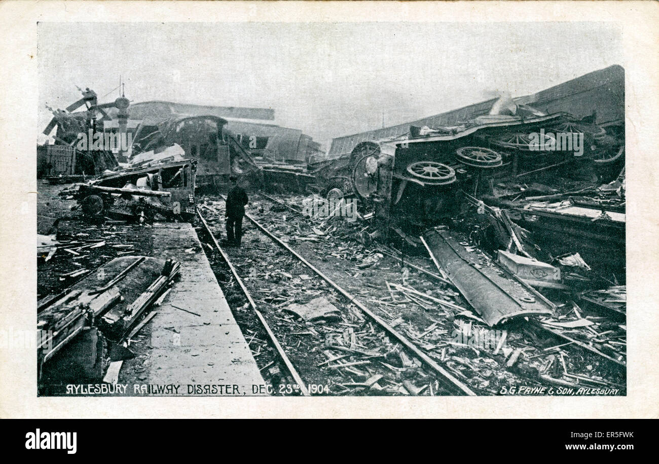 Railway Disaster, Aylesbury, Buckinghamshire Stock Photo - Alamy