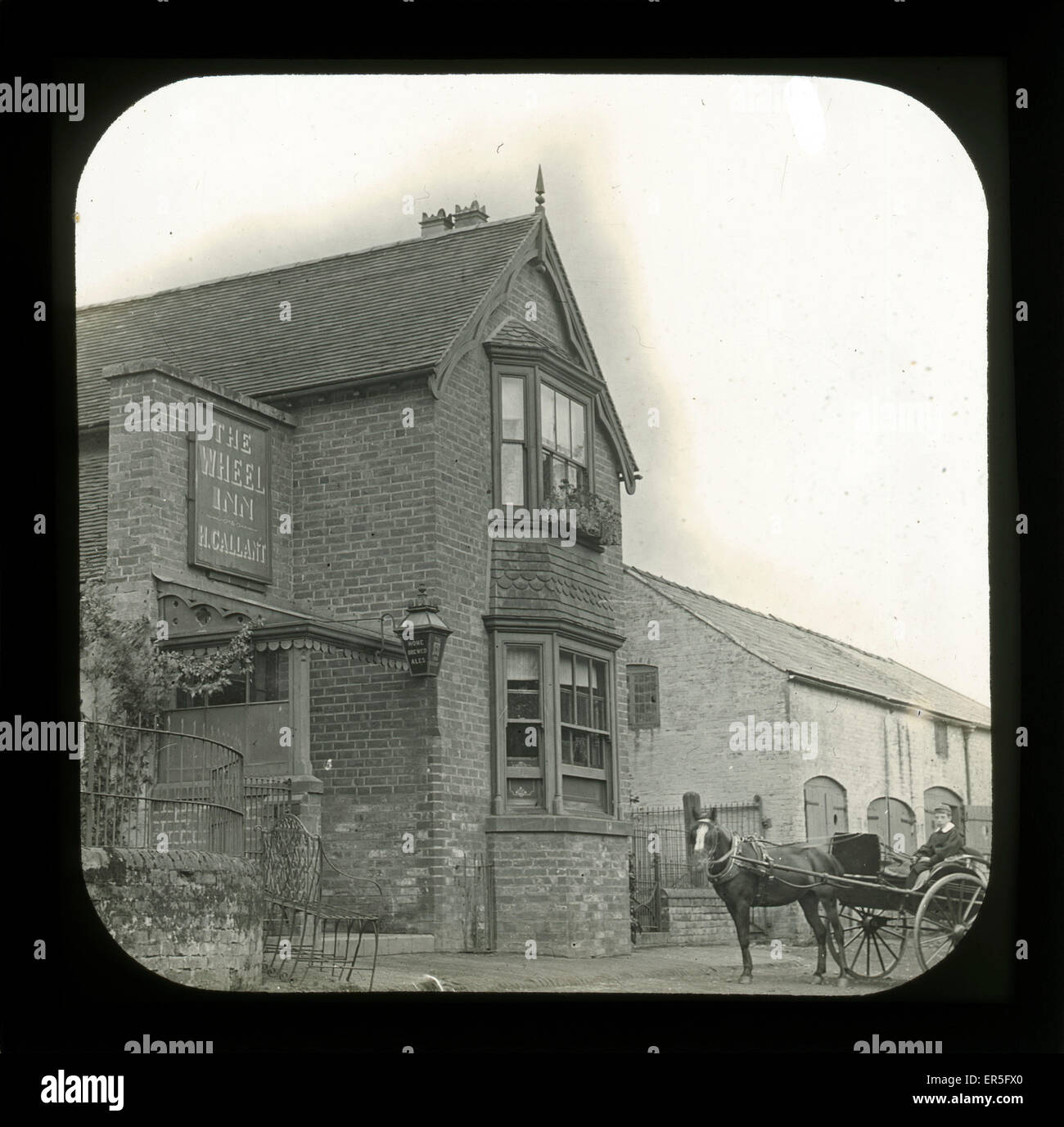 The Wheel Inn Public House, Worfield, Shropshire Stock Photo - Alamy