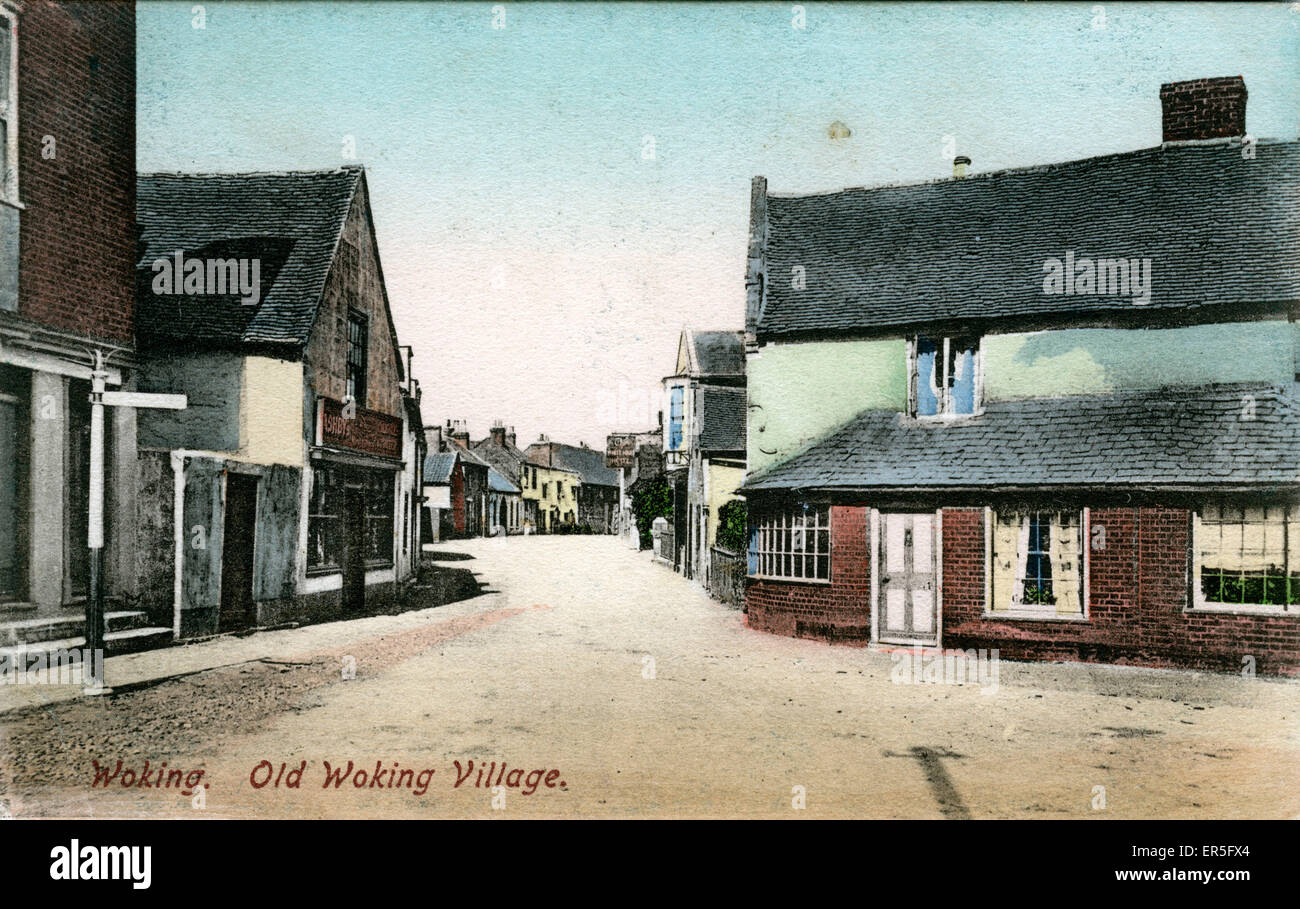 The Old Village, Woking, Surrey Stock Photo - Alamy