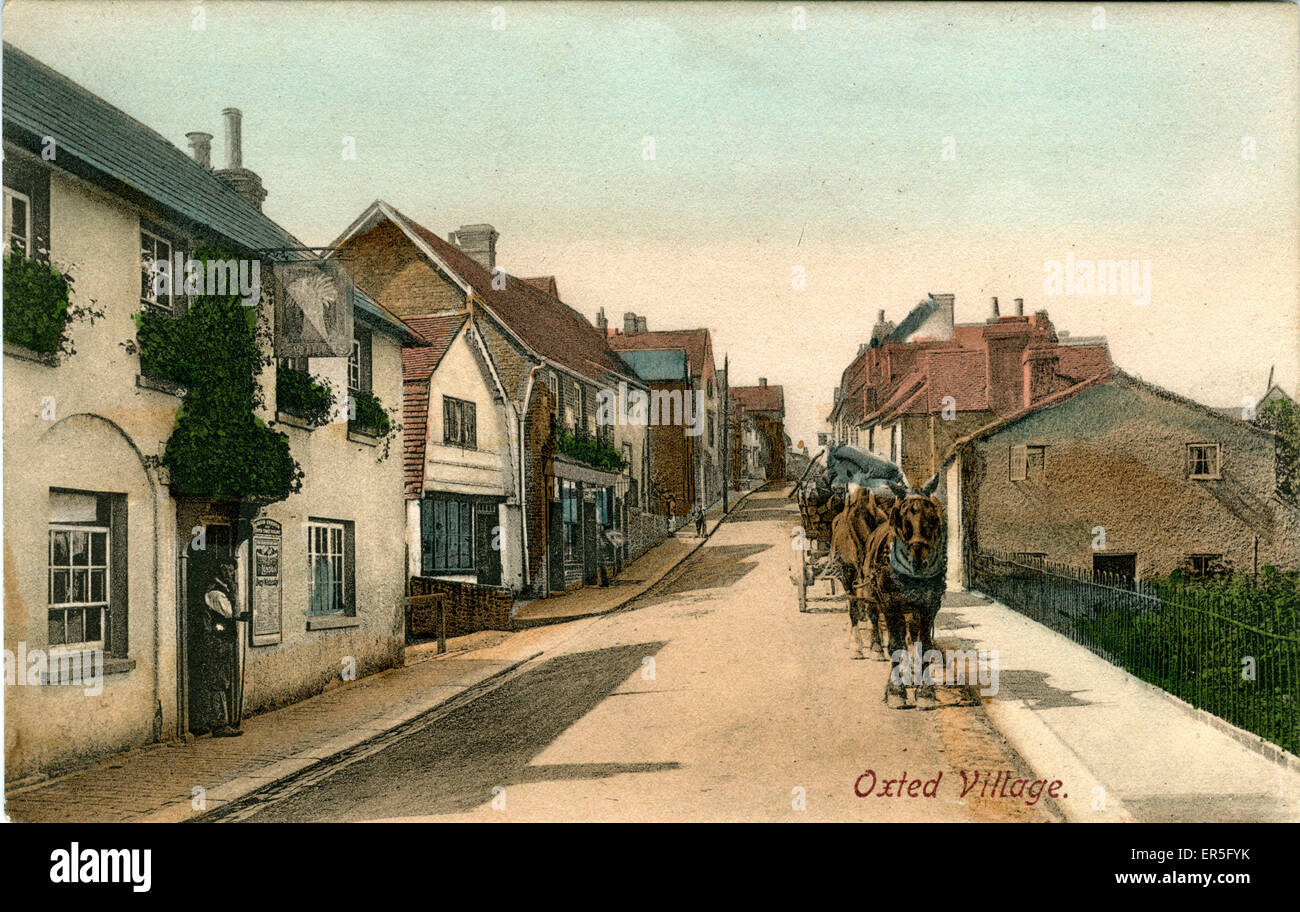 The Village, Oxted, Surrey Stock Photo - Alamy