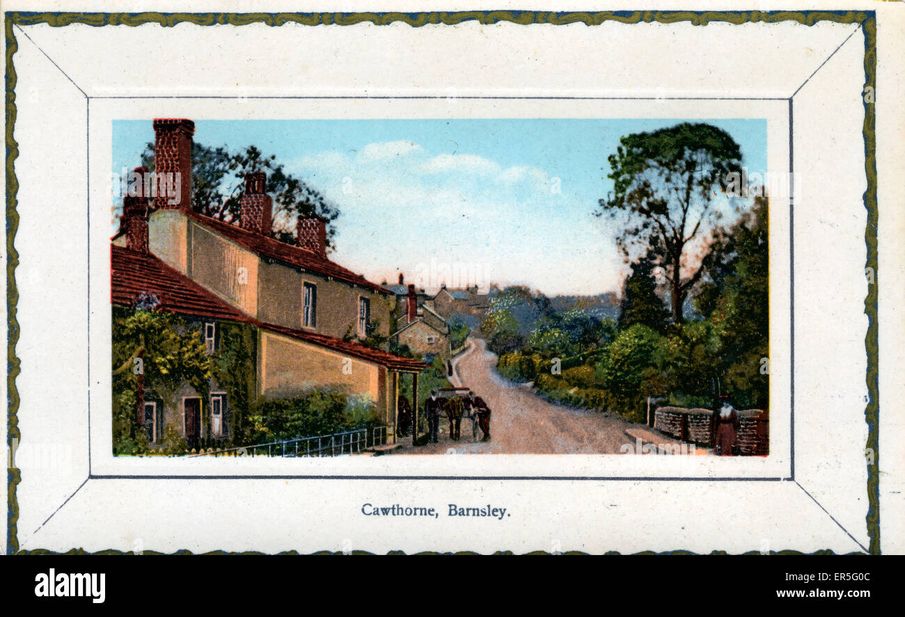 The Village, Cawthorne, Yorkshire Stock Photo - Alamy