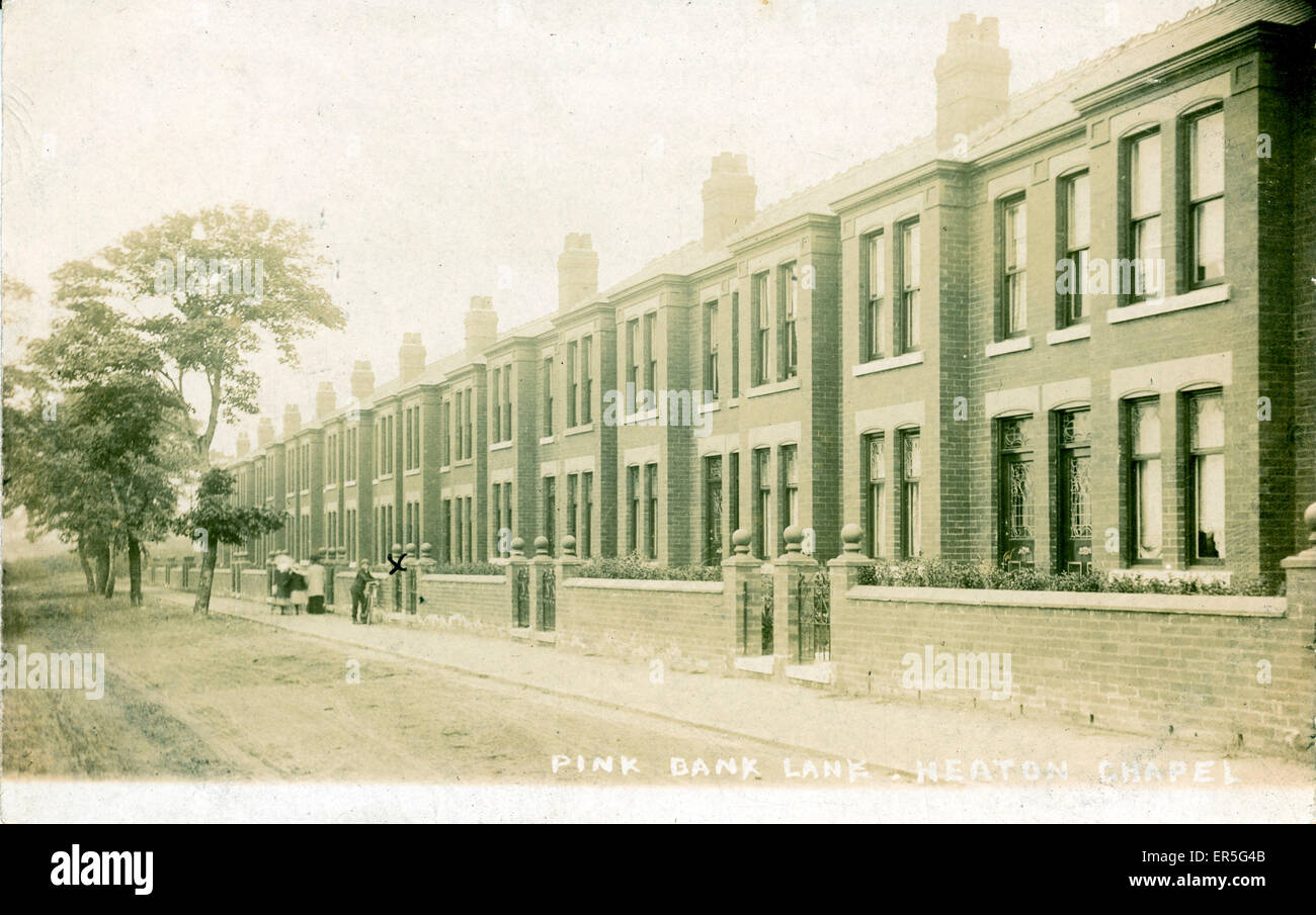 Pink Bank Lane, Heaton Chapel, Stockport, near Levenshulme, Lancashire ...