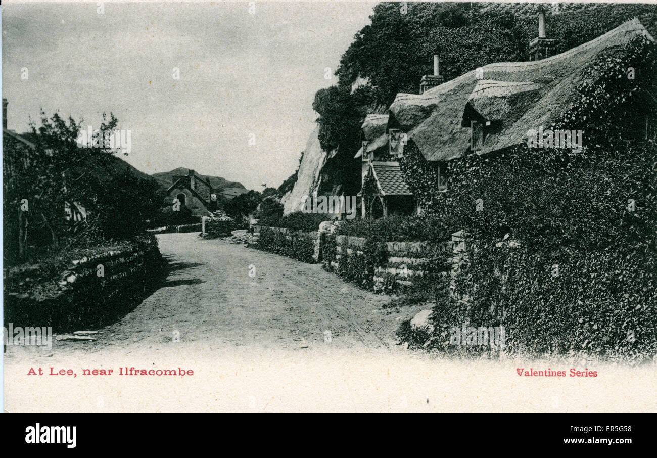 The Village, Lee, Devon Stock Photo - Alamy