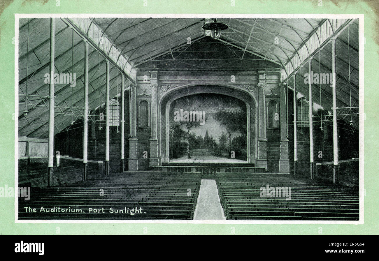 The Auditorium, Port Sunlight, Wirral Stock Photo - Alamy