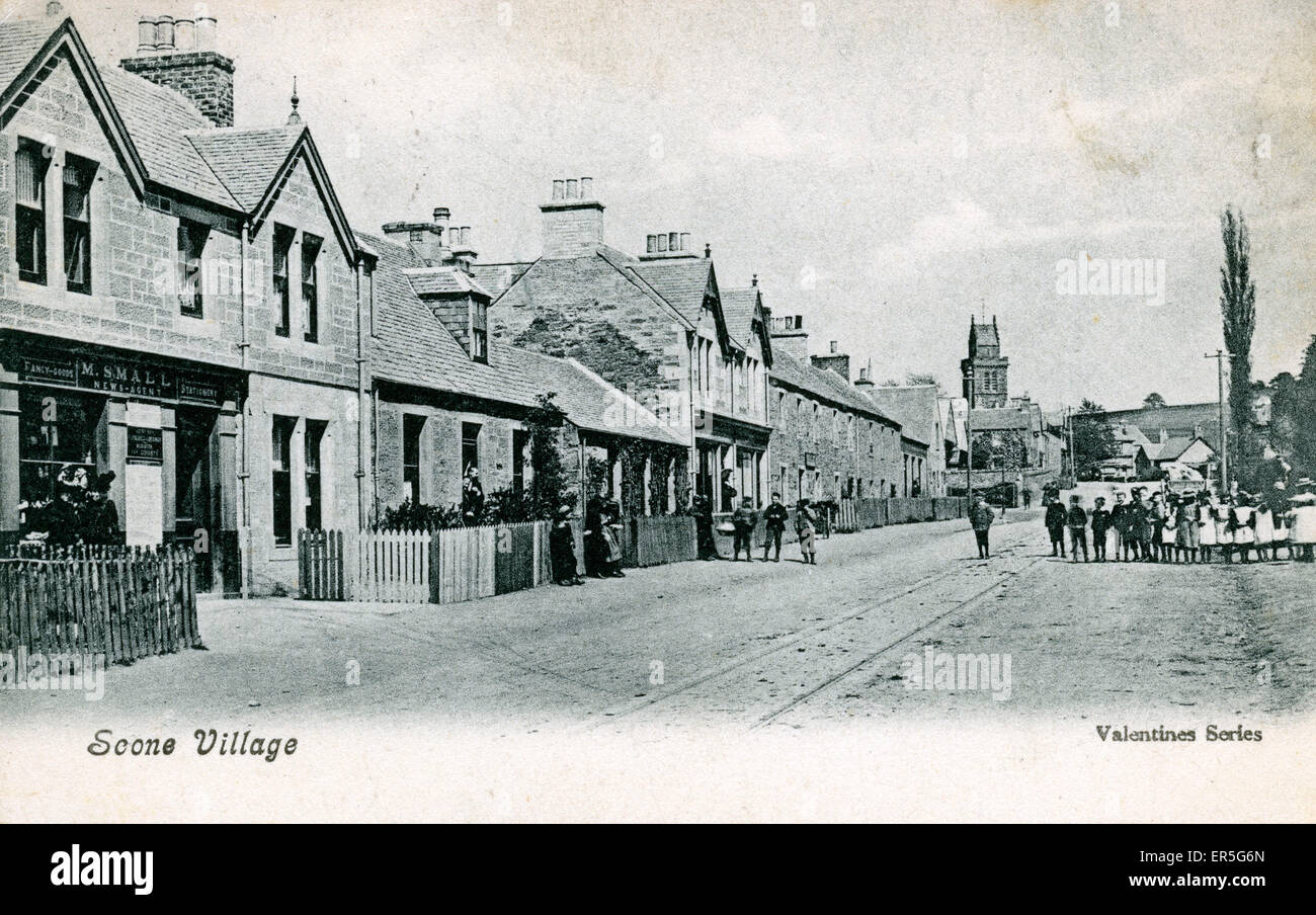 The Village, Scone, Perthshire Stock Photo - Alamy