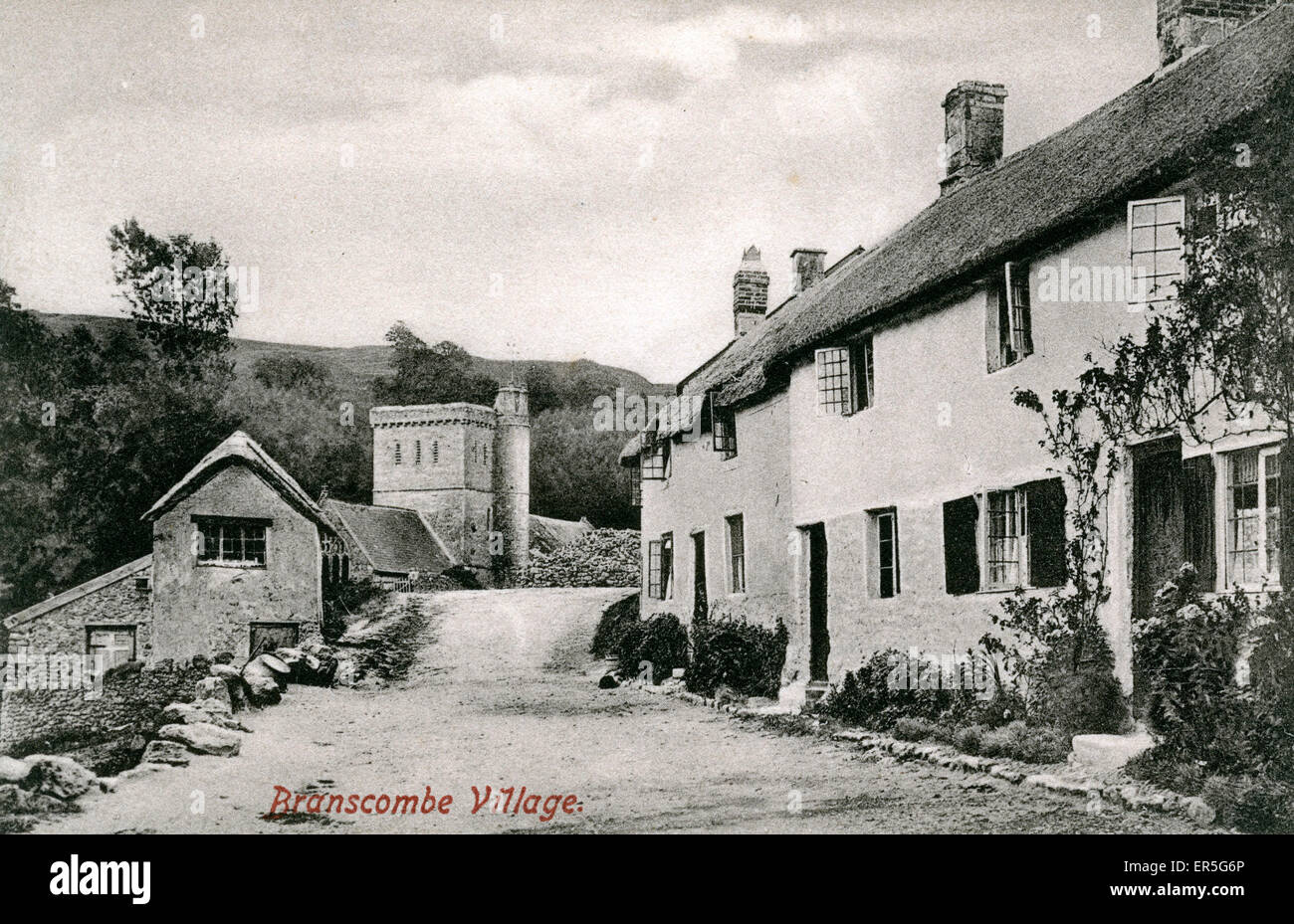 The Village, Branscombe, Devon Stock Photo - Alamy