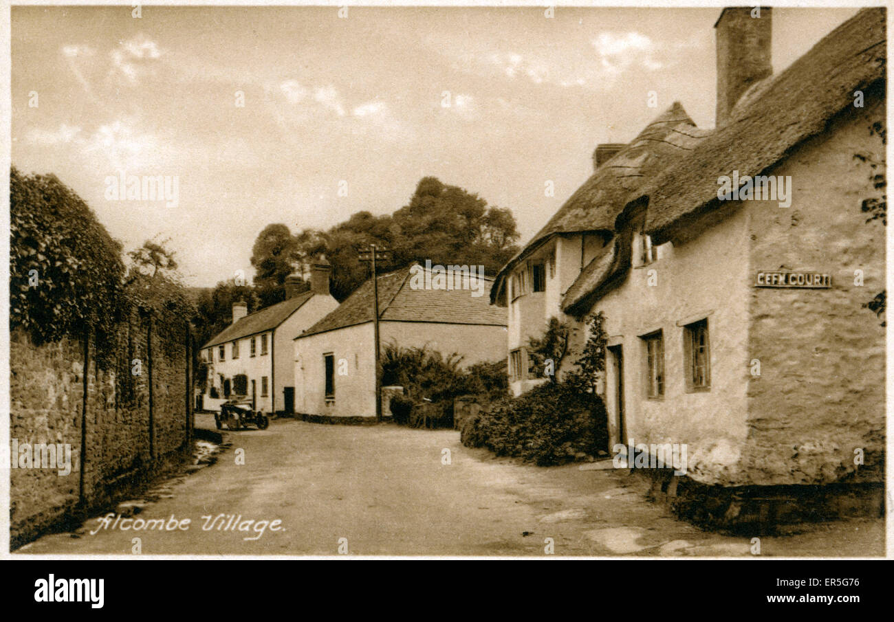 The Village, Alcombe, Somerset Stock Photo - Alamy