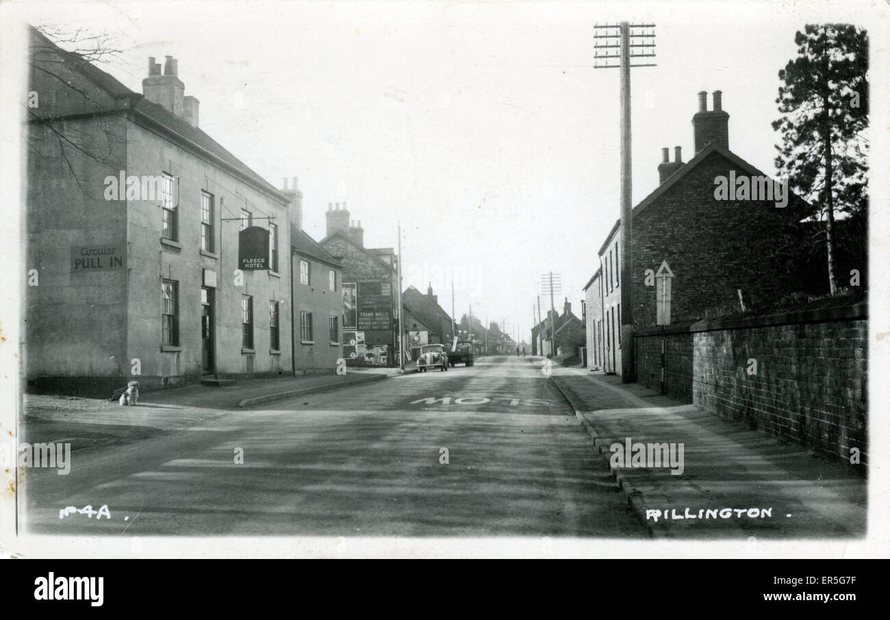 Westgate, Rillington, Yorkshire Stock Photo - Alamy