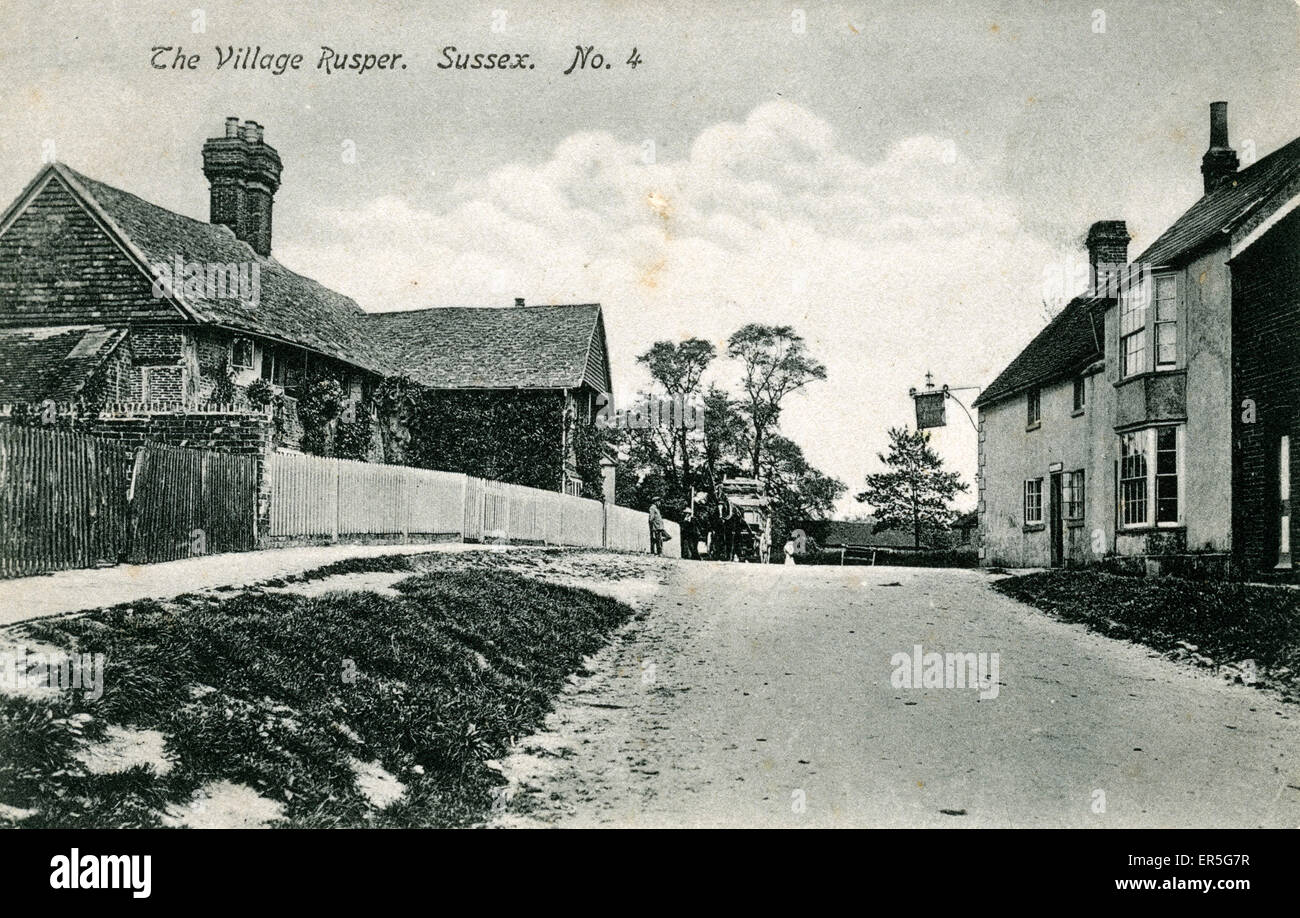 The Village, Rusper, Sussex Stock Photo - Alamy