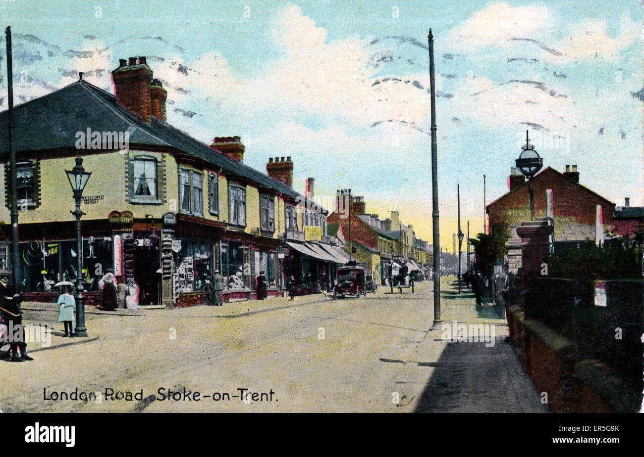 London Road, Stoke-on-Trent, Staffordshire Stock Photo - Alamy