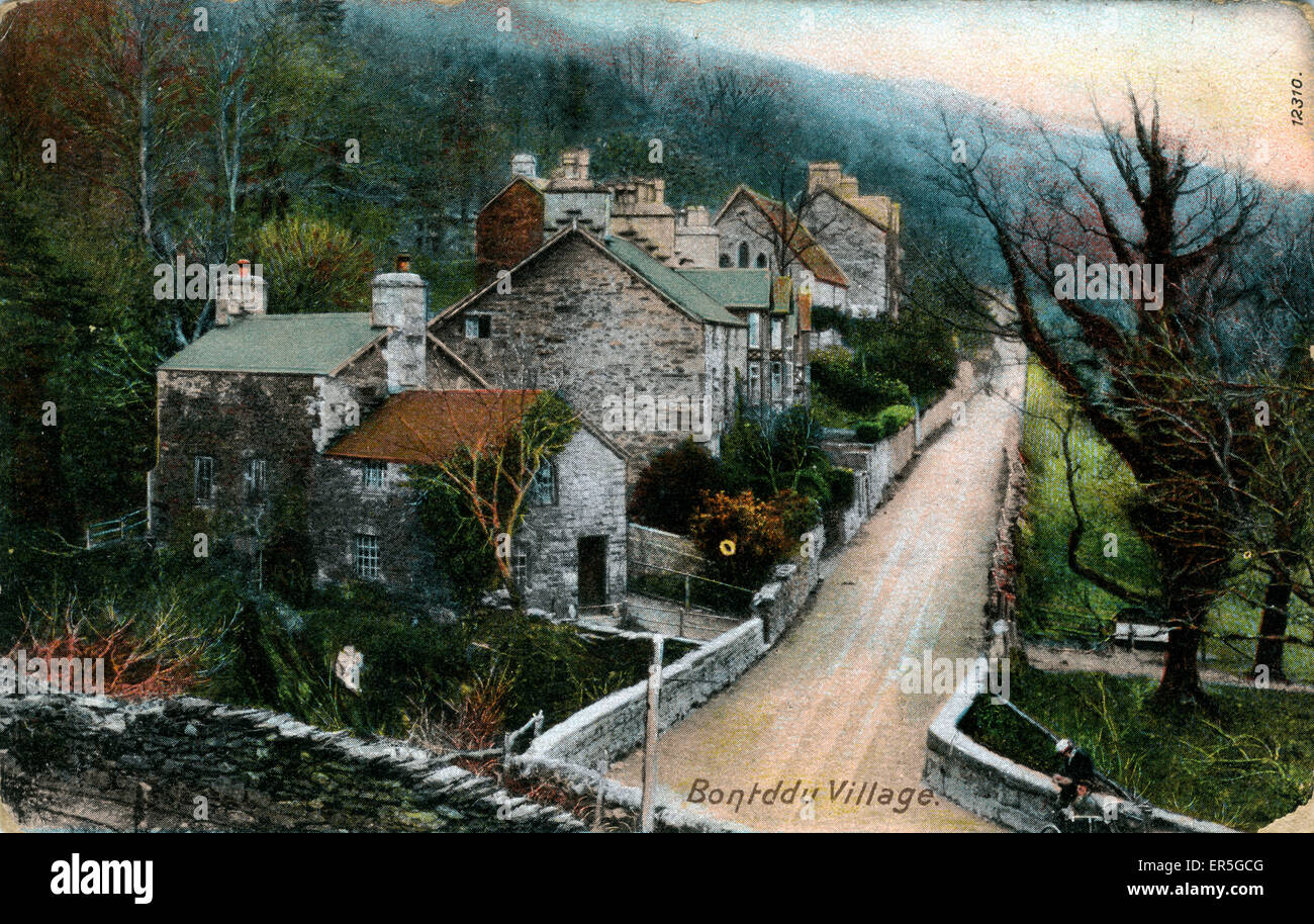 The Village, Bontddu, Cardiganshire Stock Photo - Alamy