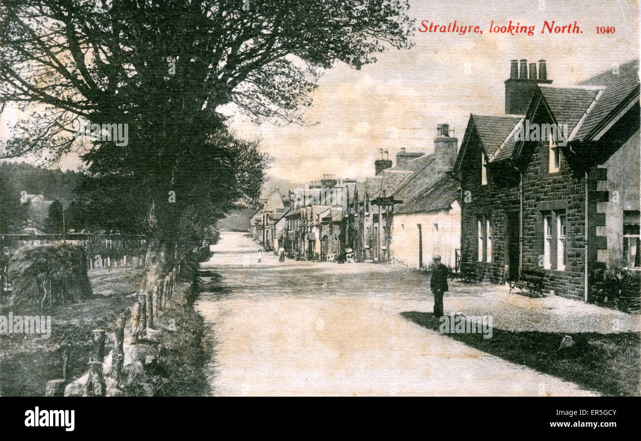 The Village, Strathyre, Stirlingshire Stock Photo - Alamy