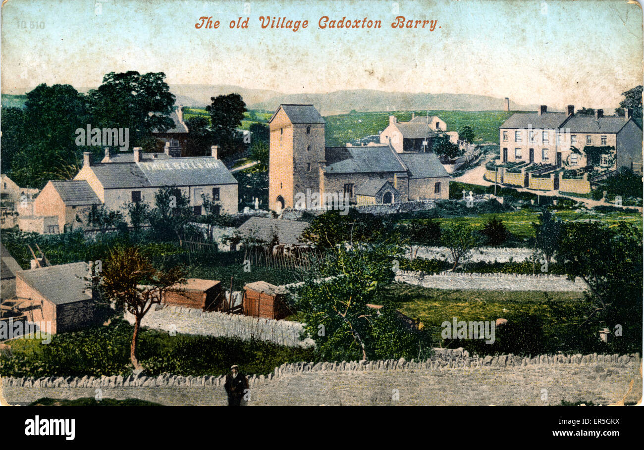 The Village, Cadoxton, Glamorgan Stock Photo - Alamy