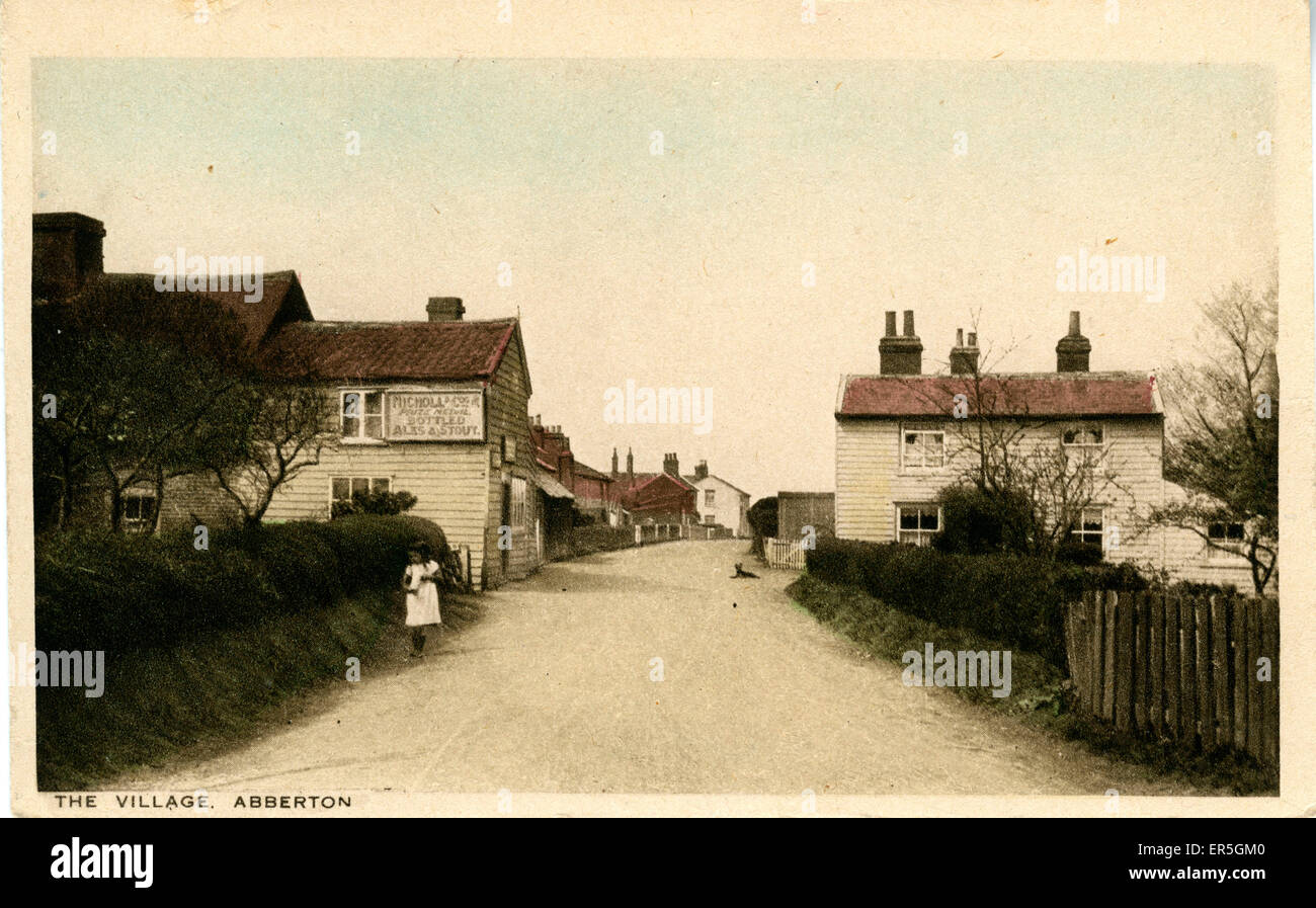The Village, Abberton, Essex Stock Photo - Alamy