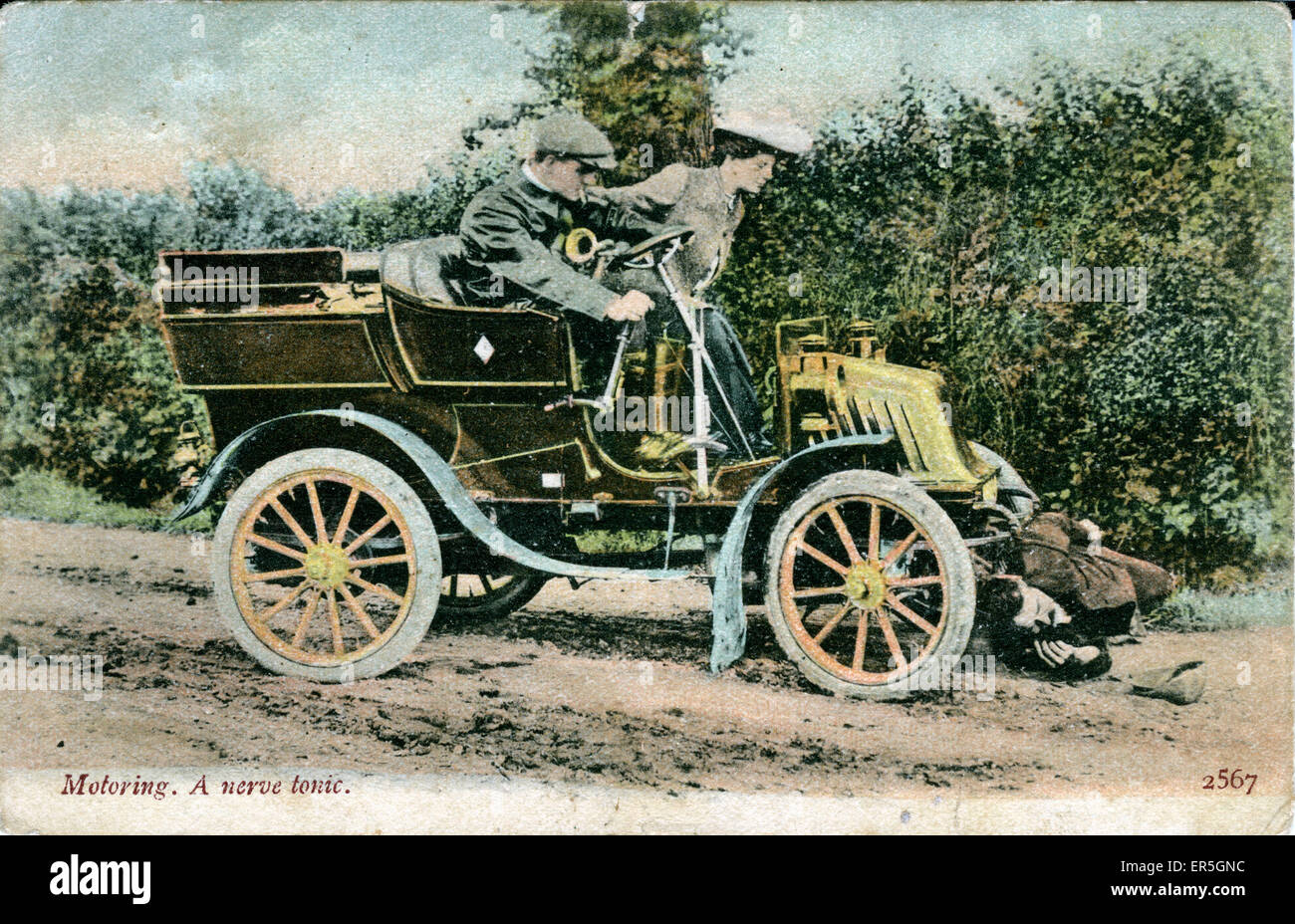 Early Renault Vintage Car Stock Photo - Alamy