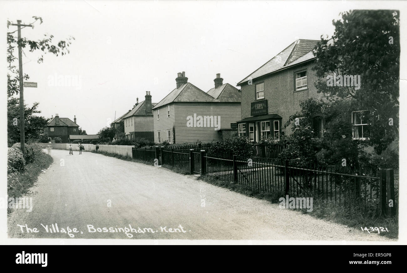 The Village, Bossingham, Kent Stock Photo - Alamy