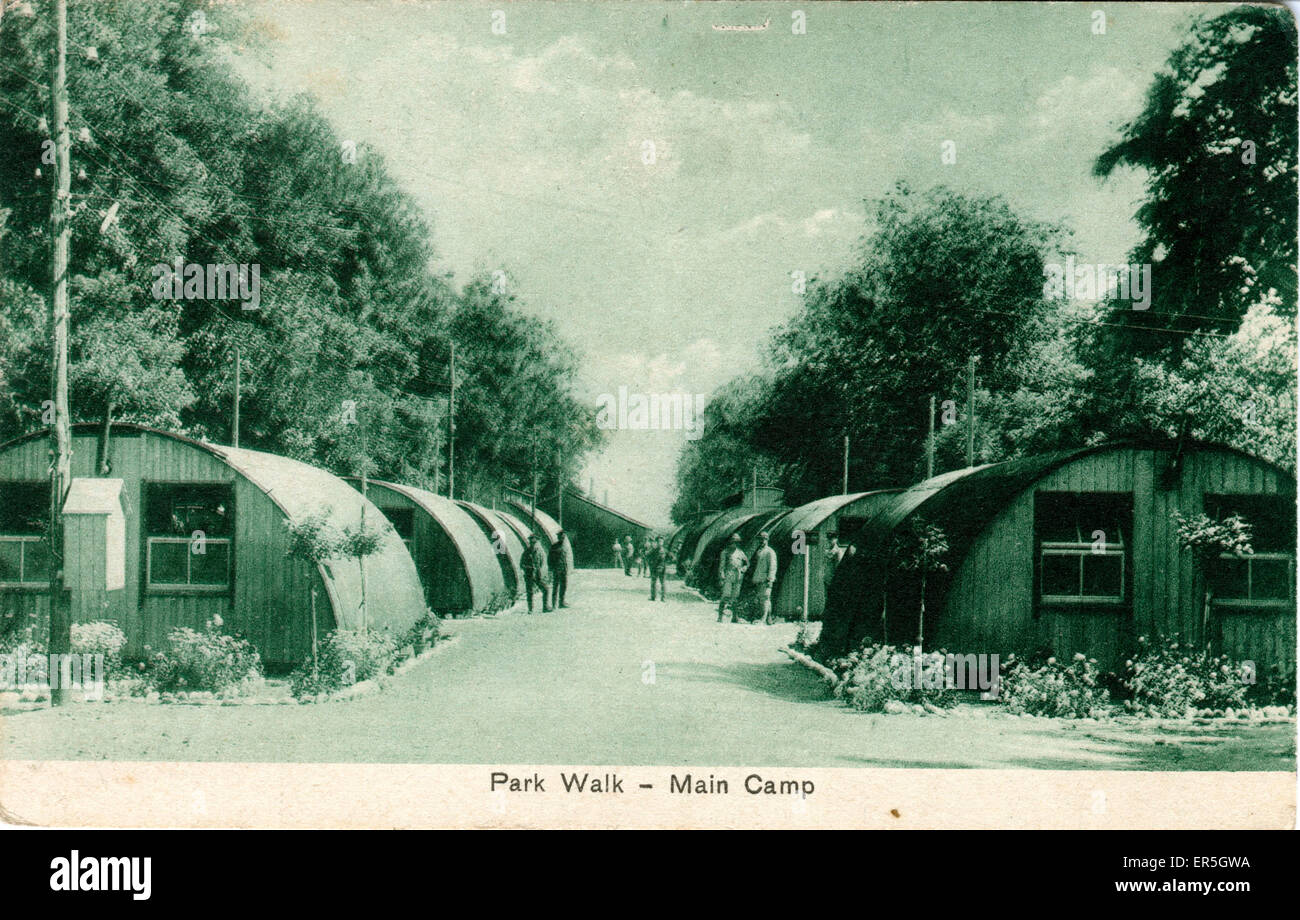 Park Walk - Main Camp - WW1 Stock Photo - Alamy