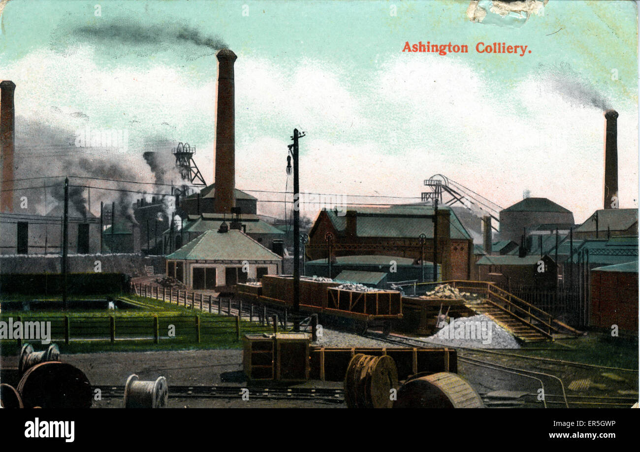 The Colliery, Ashington, Northumberland Stock Photo - Alamy