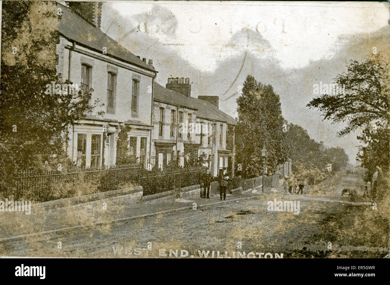 West Road, Willington, County Durham Stock Photo - Alamy